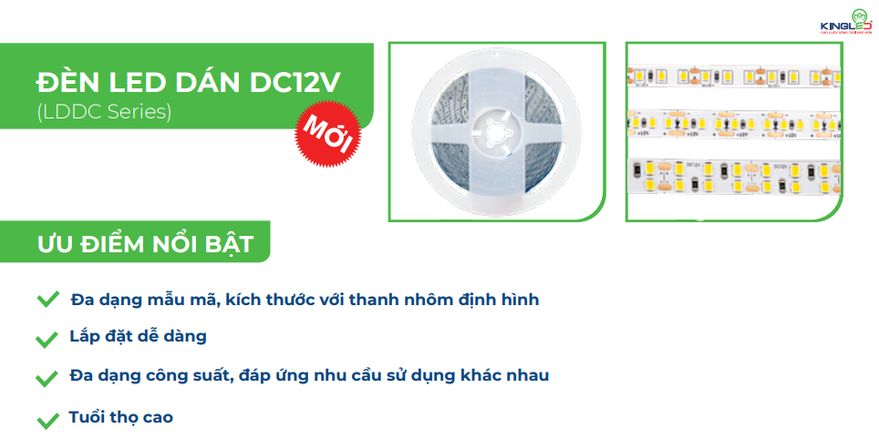 ĐÈN LED DÁN DC12V (LDDC Series)