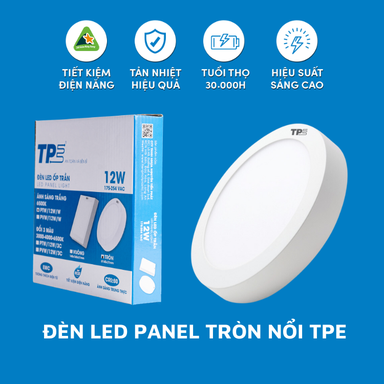 Đèn Led Panel Tròn Nổi